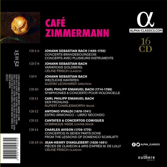 Cafe Zimmermann, Cafe Zimmermann | CD (album) | Muziek | bol.com