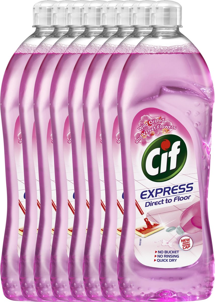 Cif Express Bloemen - 8 x 750 ml - Schoonmaakmiddel ...