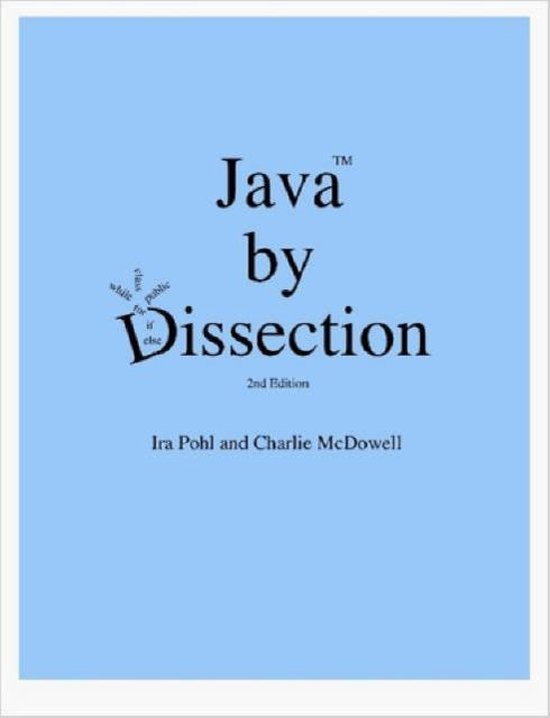 Java by Dissection | 9781411652385 | Charlie Mcdowell | Boeken | bol.com