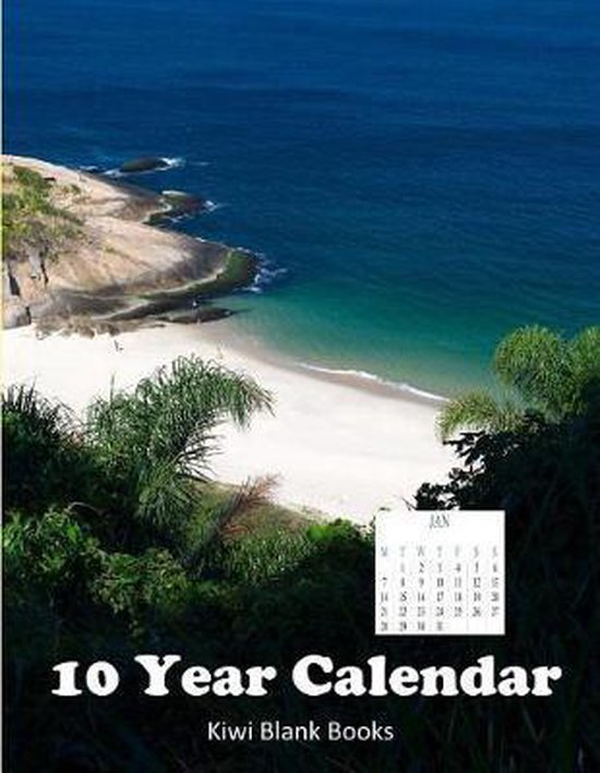 10 Year Calendar, Kiwi Blank Books | 9781730814471 | Boeken | bol.com