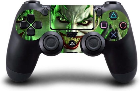 Joker V2 - PS4 controller Batman skin - PlayStation 4 sticker | bol.com