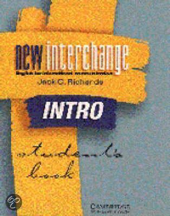 New Interchange Intro Student'S Book | 9780521773997 | Jack C. Richards ...