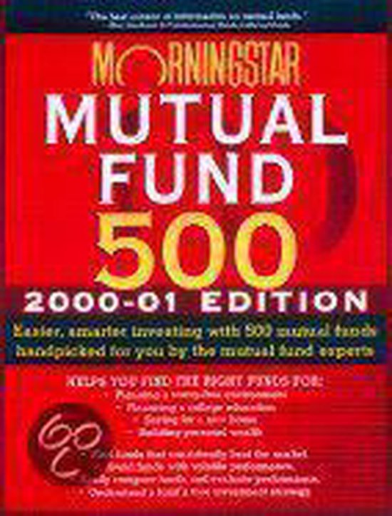 Morningstar Mutual Fund 500, Morningstar Inc. | 9780071373579 | Boeken ...