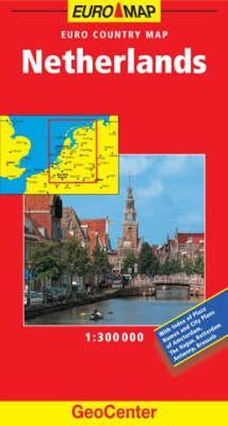 Netherlands GeoCenter Euro Map | bol