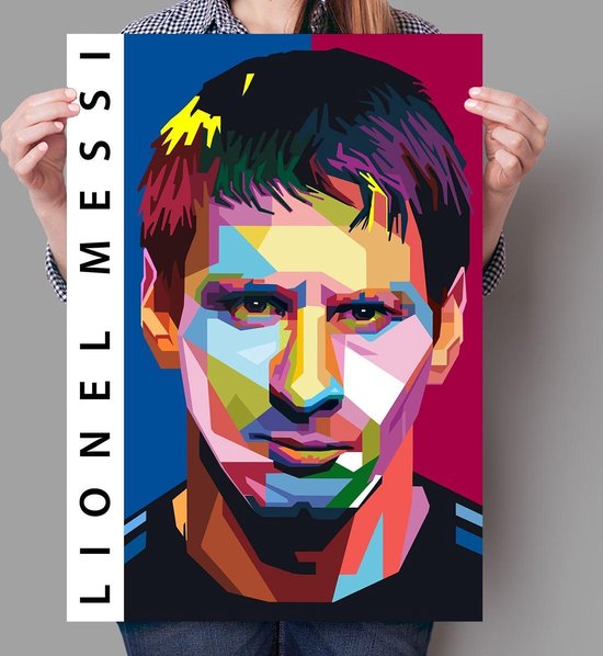 bol.com | Poster WPAP Pop Art Lionel Messi