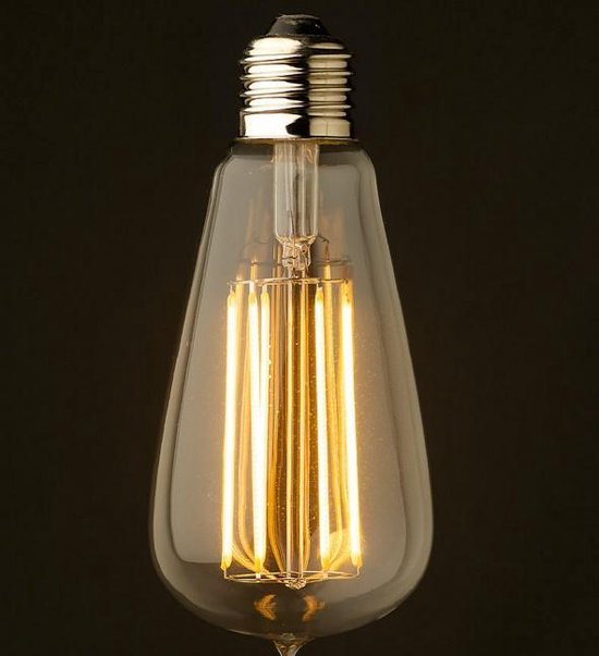 ETH Led-lamp Edison 4 W E27 2200K gold long filament dimbaar | bol.com