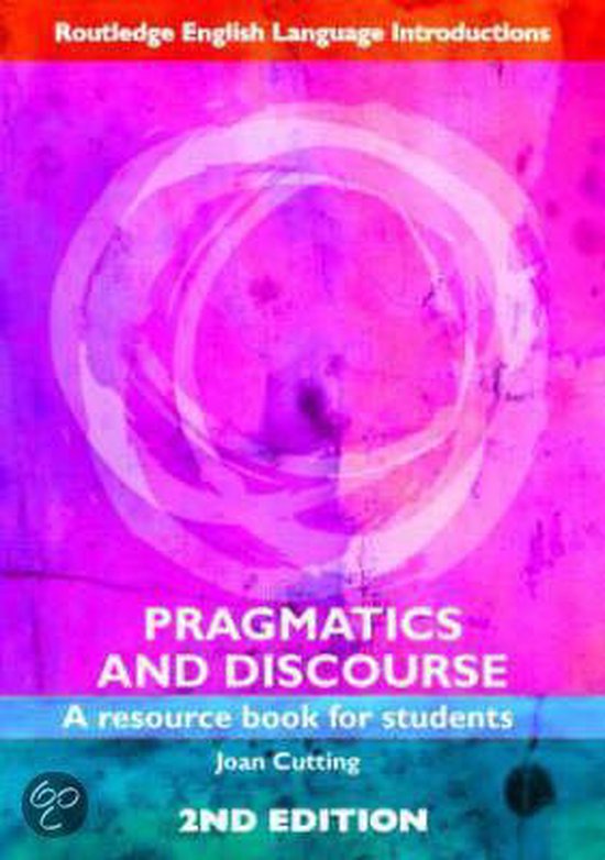 Pragmatics and Discourse | 9780415446679 | Joan Cutting | Boeken | bol.com