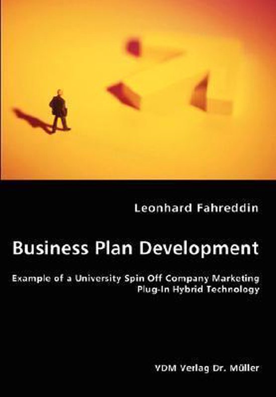 Business Plan Development- Example of a University Spin Off Company ...