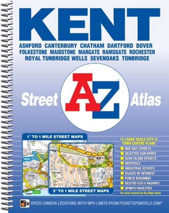 Kent County Atlas | 9781843487555 | Geographers' A-Z Map Company ...