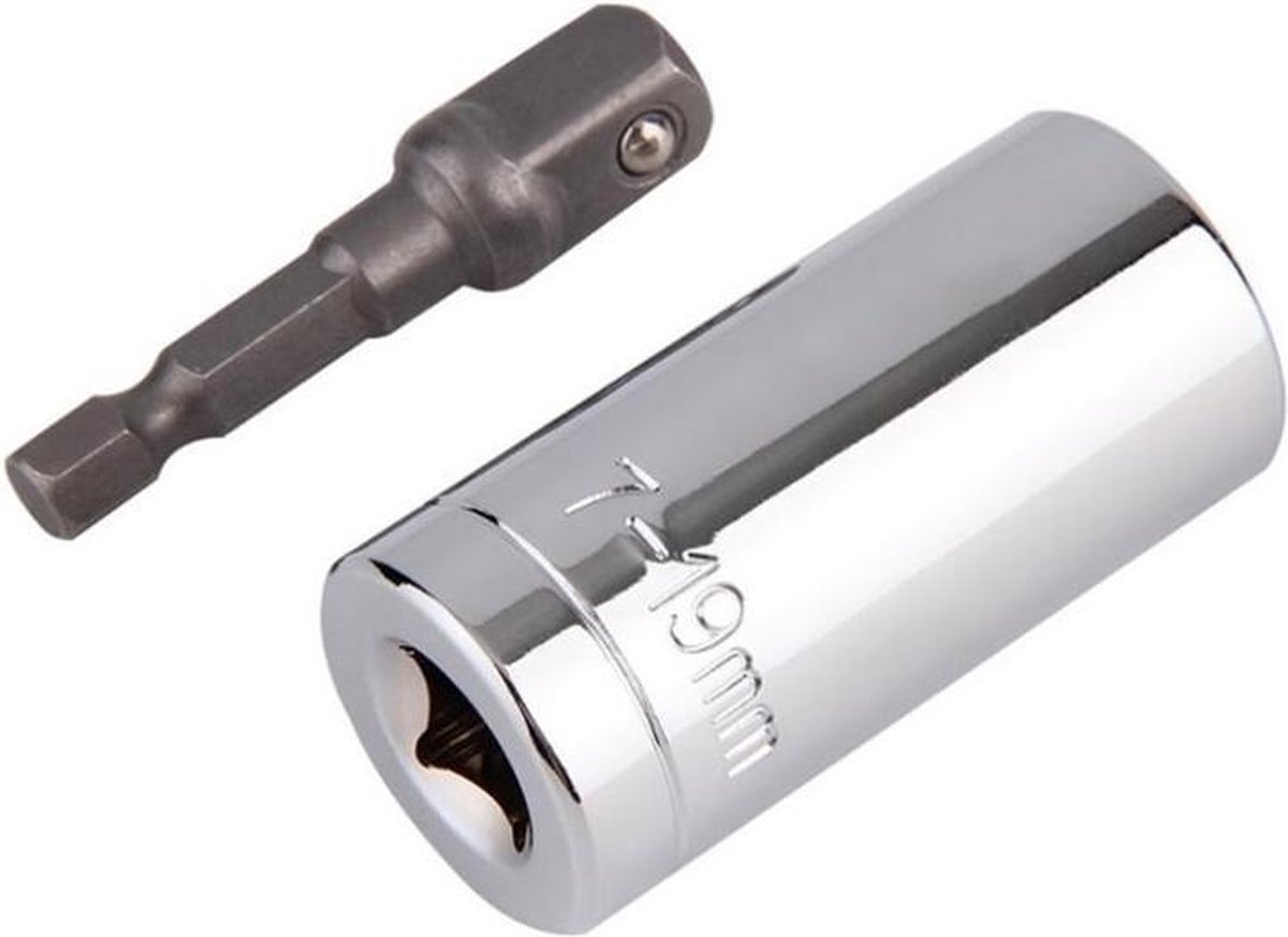 Universele Gator Grip Dopsleutel | 7-19mm | Ratel | Opzetstuk ...