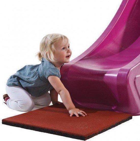 Valmat uit gummi rood | bol.com