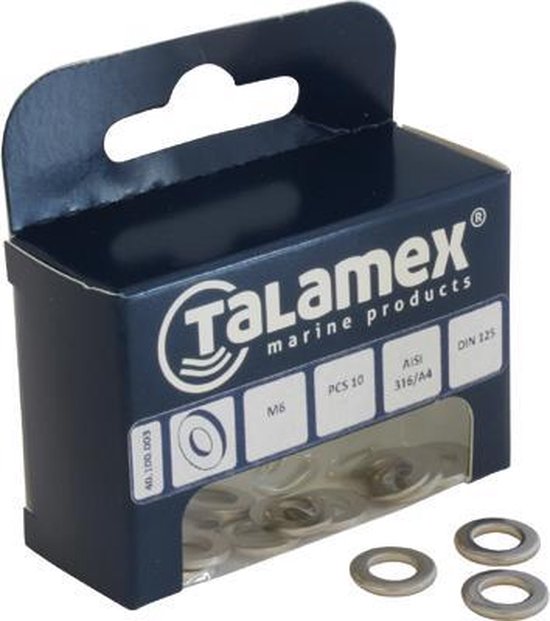 Talamex RVS sluitring DIN 125 | bol.com
