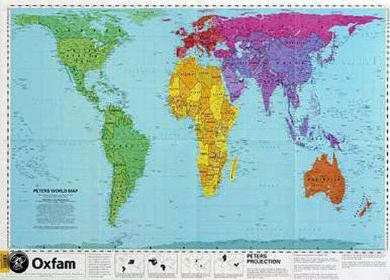 Peters Projection World Map | 9780855982560 | Oxfam | Boeken | bol