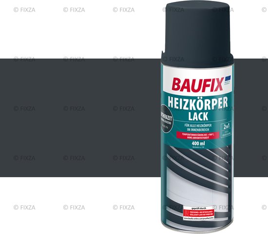 BAUFIX Radiatorlak Spuitlak antraciet 400 ml | bol