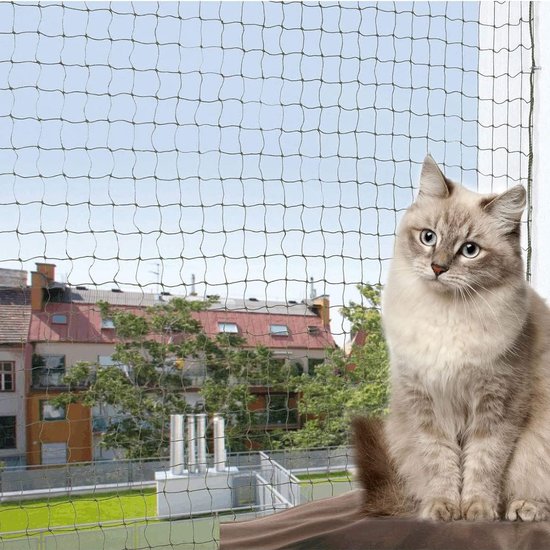Kattennet balkon - Kattenbeschermingsnet - Balkon Net - Balkonnet ...