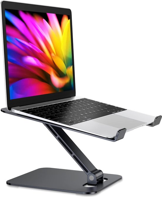 Laptop standaard - Verstelbare en opvouwbare aluminium laptopstandaard ...