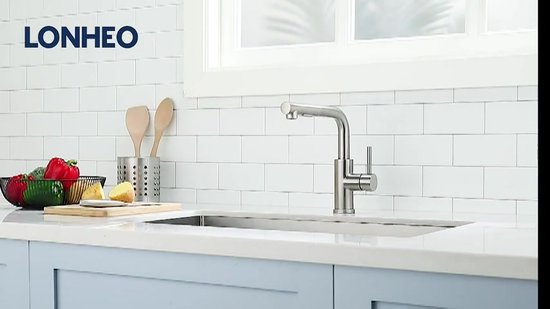 Lonheo max Keukenkraan met Uittrekbare Uitloop - Handdouche - Uittrekbaar - Mengkraan... | bol
