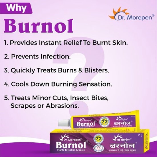 BURNOL Brandwonden zalf – Tube van 15 gram crème | bol