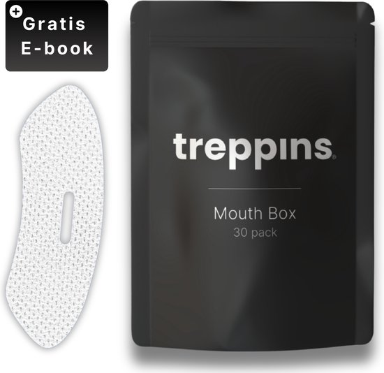 Treppins® Mouth Box - 30 stuks - Mondtape - Blijft de hele nacht ...