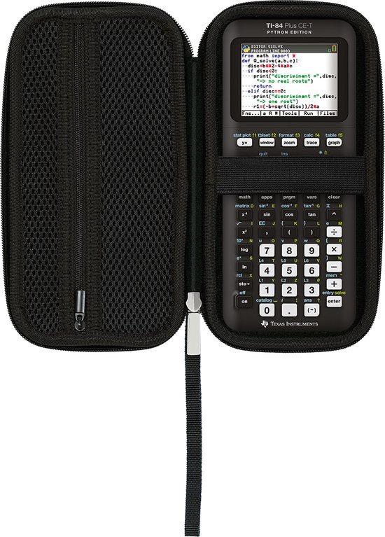 Texas Instruments TI-84 Plus CE-T Python + Esselte Case zwart ...