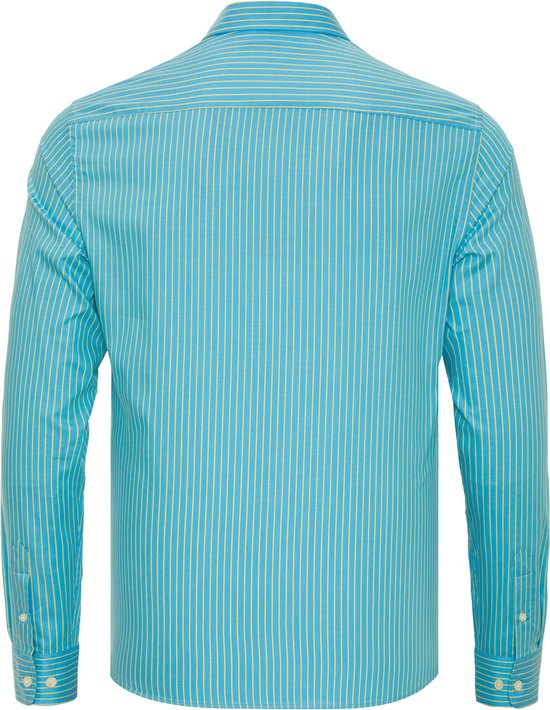 Jimmy Sanders Overhemd - Overhemden - 100% Katoen Heren Turkoois - 3Xl ...