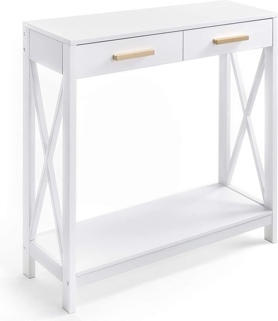 Prosumer's Choice Compacte bank en consoletafel, 2 niveaus, elegante ...