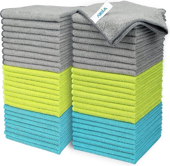 Microvezeldoekjes 50 stuks - 30 x 30 cm - Zachte schoonmaakdoekjes ...