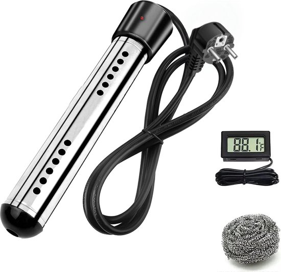 Deluqse Dompelaar - 3000W - Zwembad verwarmer - Met thermometer - Water ...