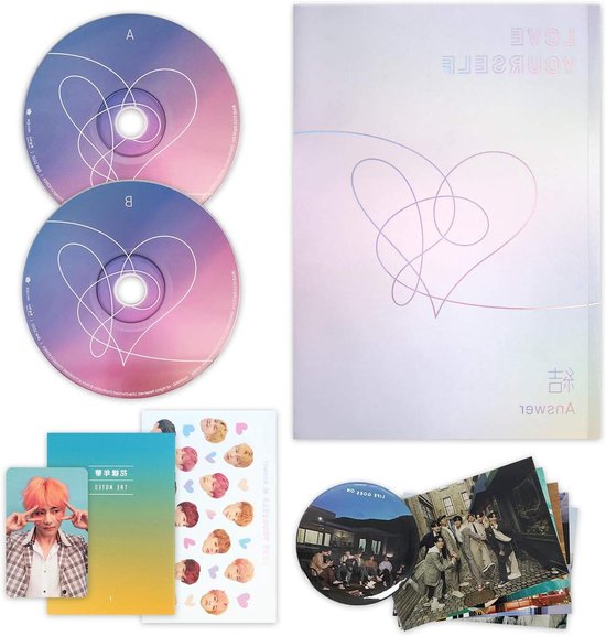 LOVE YOURSELF 結 ANSWER [ F ver. ] 2CD Photobook Mini Book Sticker Pack Free Gift K-POP... | bol