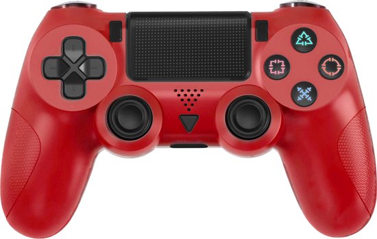 Dadson Draadloze Controller - Geschikt voor PS4 - Rood | bol