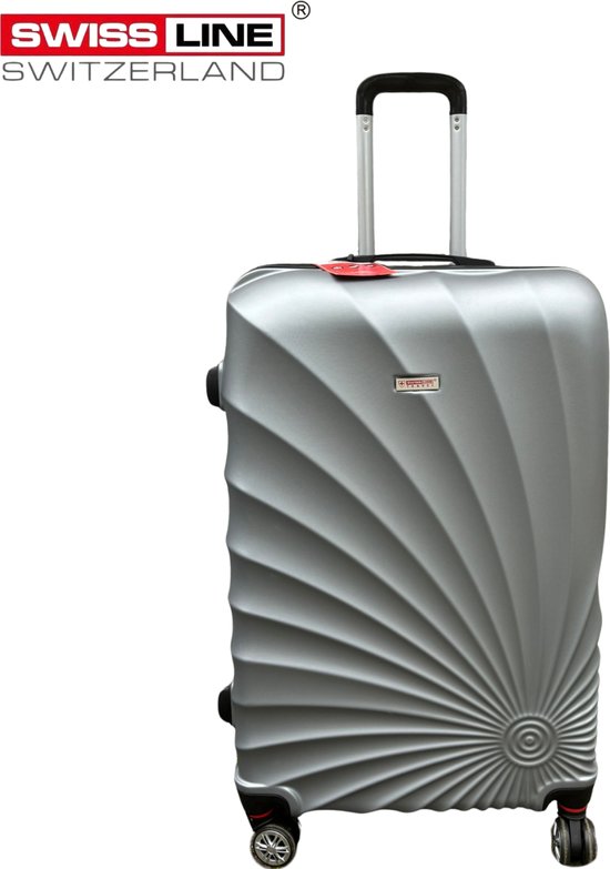 Swiss Line Switzerland - Reiskoffer - 35l -zilver | bol