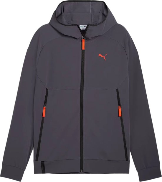 Puma tech track jacket wv in de kleur grijs. | bol