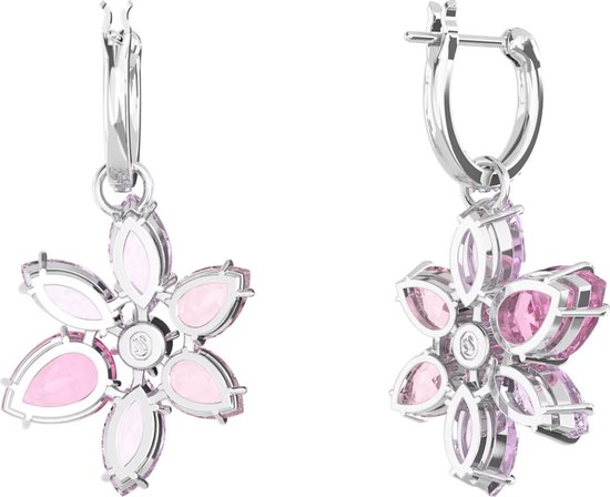 Swarovski Gema 5658397 - Dames - Oorbellen - Meerkleurig/Roze/Zilver | bol