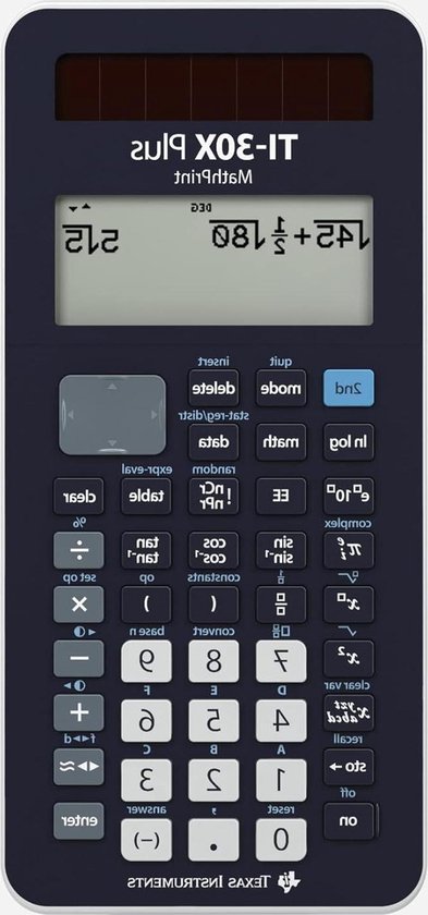 TI 30 X Plus Mathprint Rekenmachine Zwart - Texas Instruments | bol