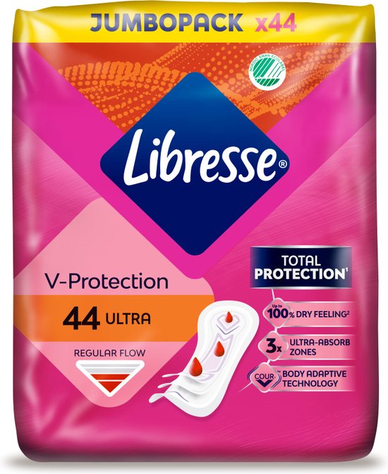 Libresse Ultra Maandverband - Jumbo Pack - 3 absorptiezones ...