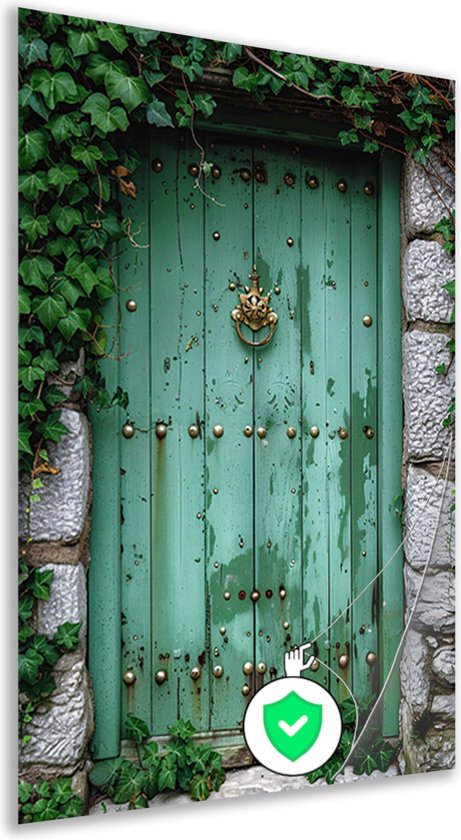 Deur poster - Voorwerp wanddecoratie - Poster Planten - Muurdecoratie ...