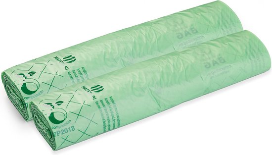 Composteerbare containerzakken – 240L - 2 rollen - 6 zakken per rol ...