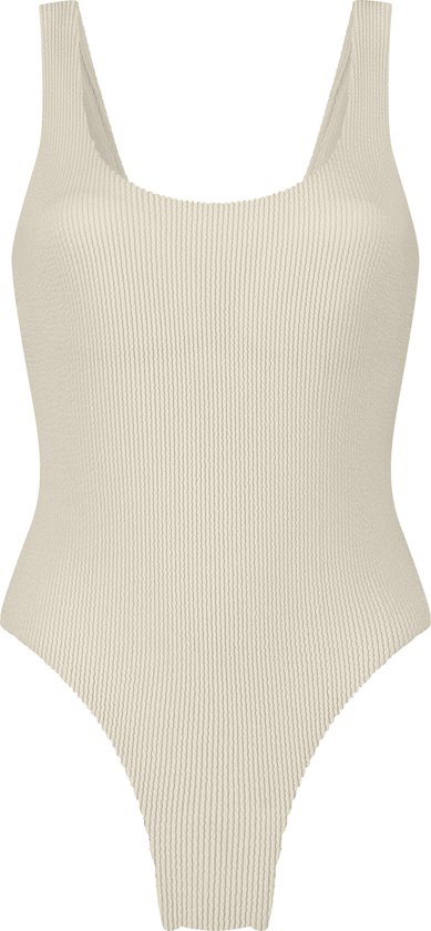 Hunkemöller Dames Badmode Badpak Shaping Crinkle - Zwart - maat 34 | bol