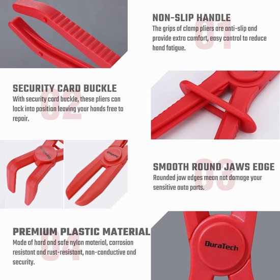 Slangklem Tang Plastic Lijn Klemtang Set 6st - Flexibele Slangen ...