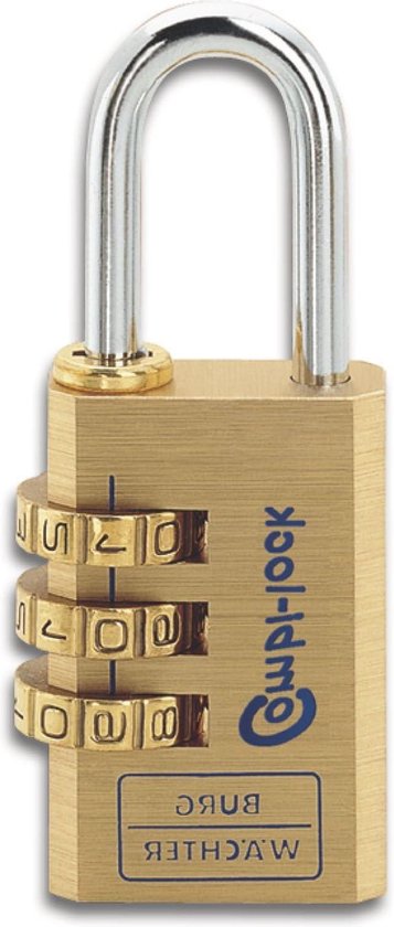 Verstelbaar Combi Lock 80-30 M SB Cijferslot - Beugeldikte 5 mm | bol