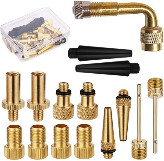 Somstyle Ventiel Adapter Set - 15 Stuks - Verloopnippel voor Auto ...