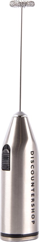 Melkopschuimer premium RVS elektrische melkschuimer voor koffieliefhebbers 21cm -... | bol