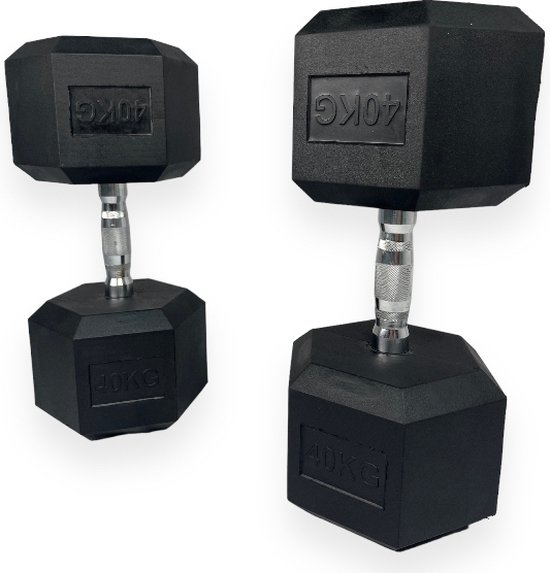 Padisport - Dumbell 40 Kg - Hex Dumbells 40 Kg - Hexagon Dumbells ...