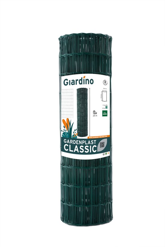 Giardino Gardenplast Classic 102cm x 25m RAL 7016 Antraciet | bol