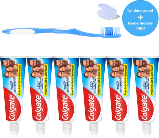 Colgate Tandpasta Anti Cavity - 6 x 75ml - Tandpasta Whitening - Teeth ...