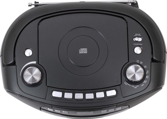 Thomson RK200CD - FM-radio, CD Speler & Cassettedeck - Zwart | bol