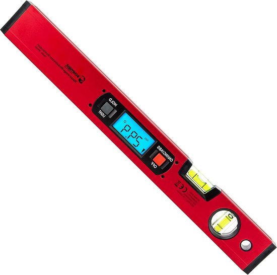 Digitale waterpas hoekmeter met LCD display en magnetische ...