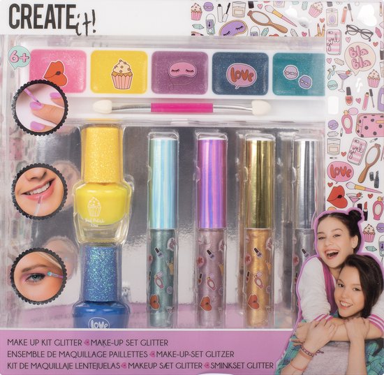 Create it! - Make-up Set Metallic - 7-delig | bol