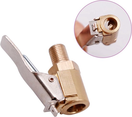 Somstyle Auto Ventiel Adapter - 8 mm - Clip Connector - Verloopnippel ...