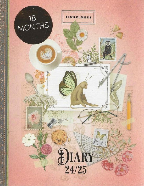 Pimpelmees School Diary Agenda 2024 / 2025 Single Edition (18 Maanden ...